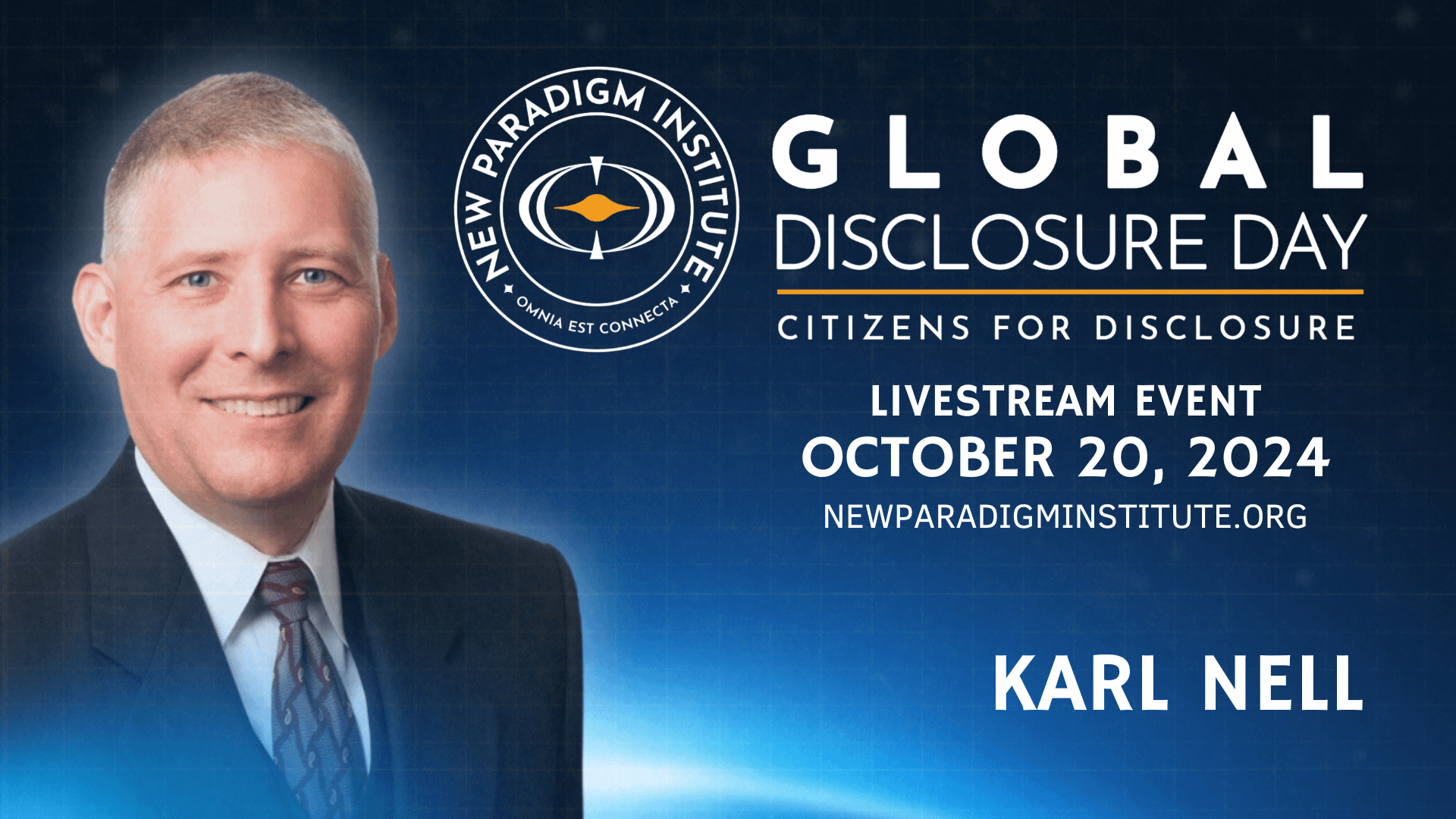 Join Karl Nell for Global Disclosure Day on October 20, 2024: A Look at ...