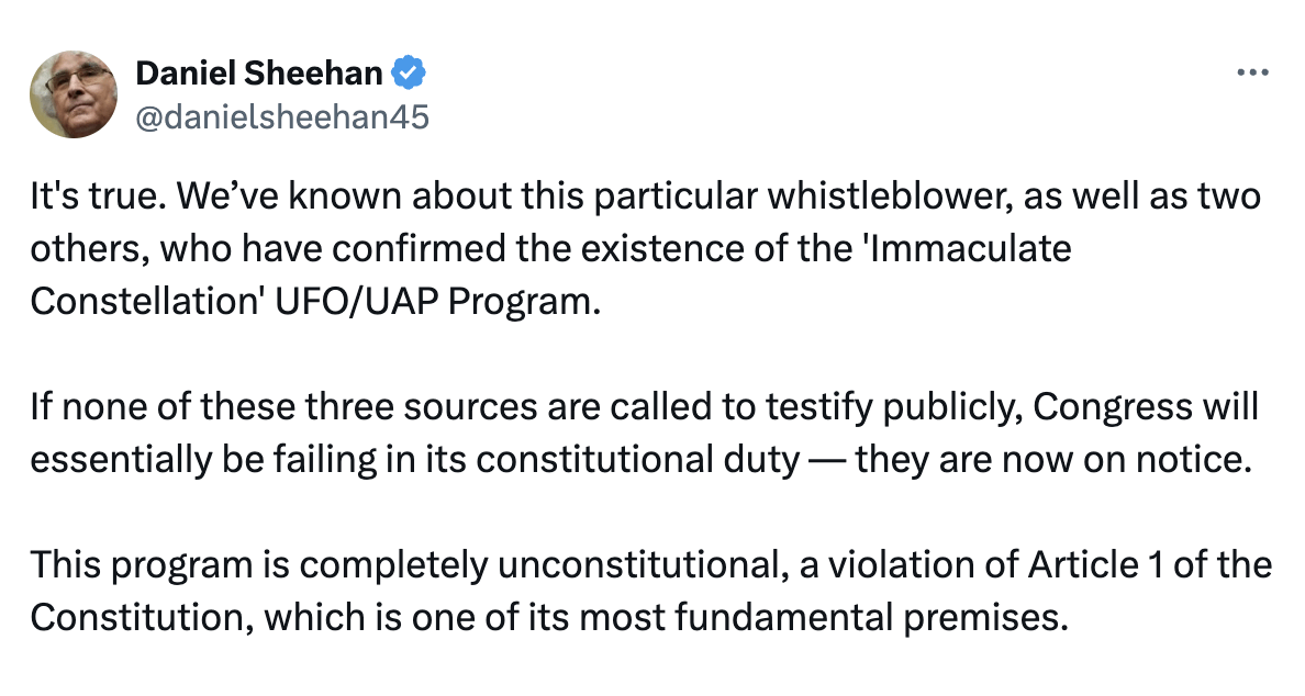 Constitutional Attorney Danny Sheehan Weighs In on the 'Immaculate ...