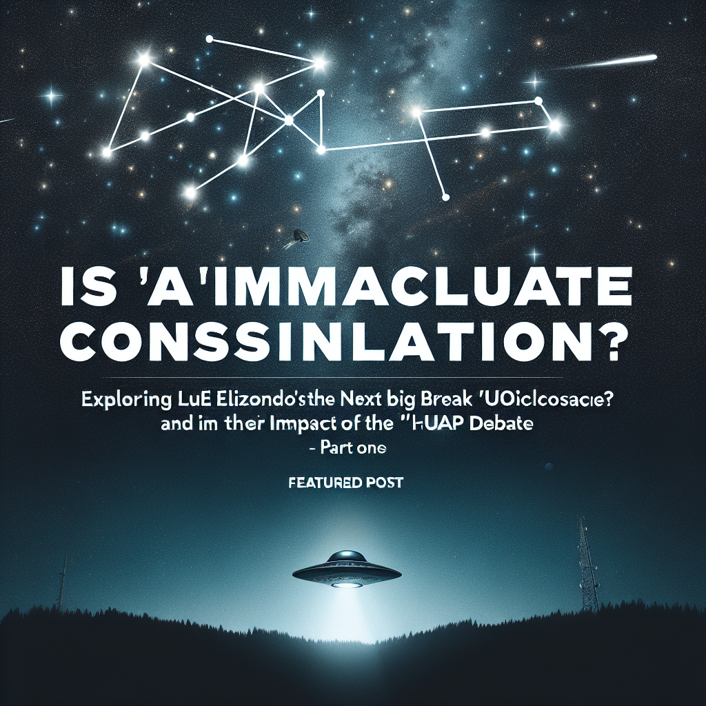 Is 'Immaculate Constellation' the Next Big Break in UFO Disclosure ...