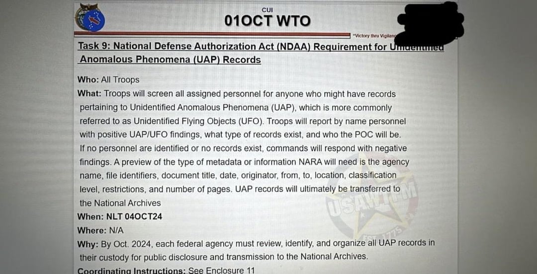 U.S. Army Encourages Soldiers to Report UFO and UAP Sightings: Join the ...