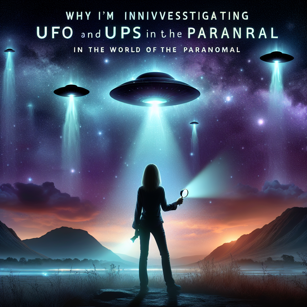 Unveiling the Mystery: Why I’m Investigating UFOs and UAPs in the World ...