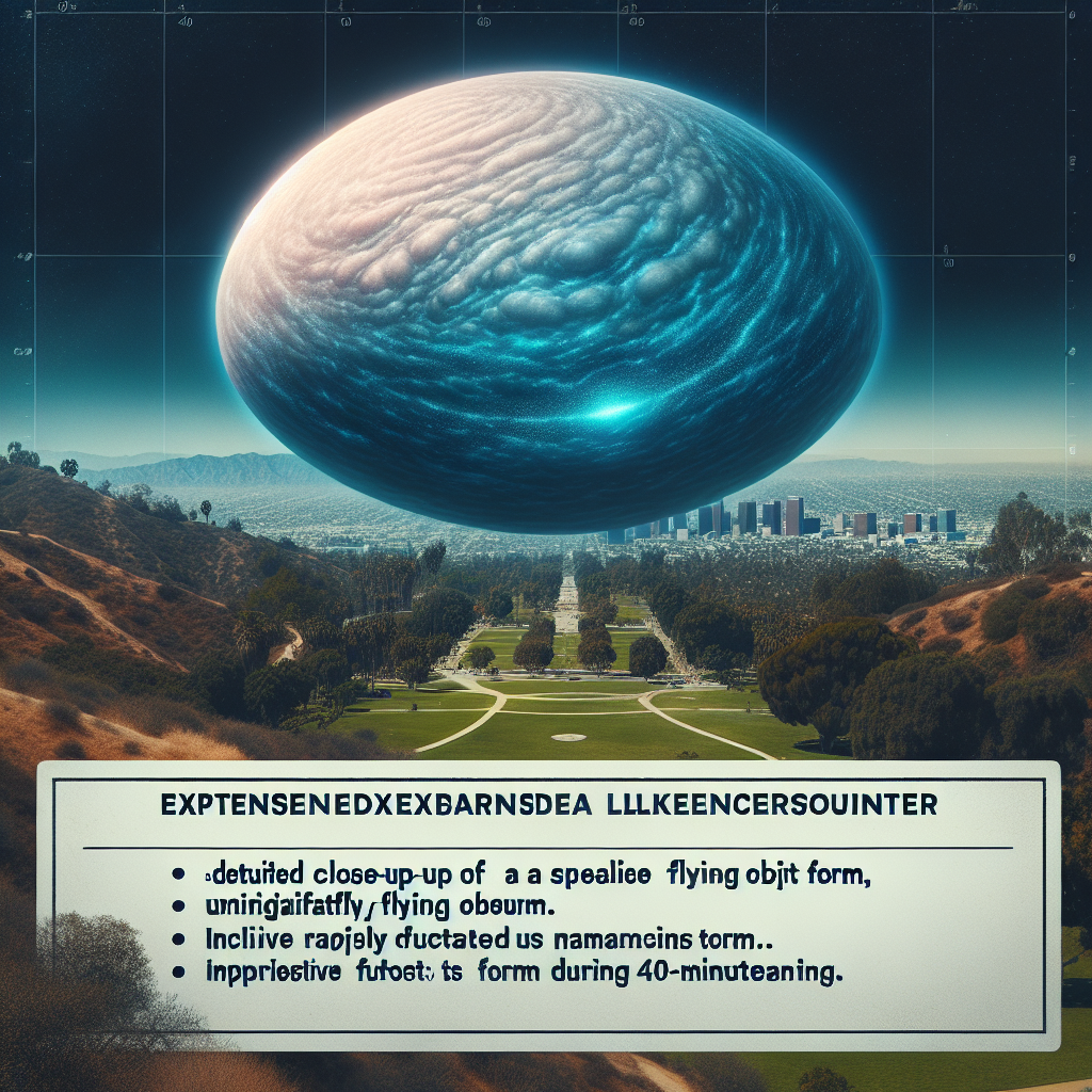 Stunning Close-Up of Orb UFO Filmed Over Barnsdall Park, Los Angeles: A ...